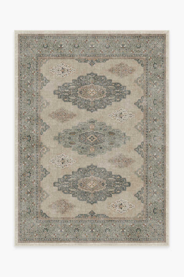 Maxine Natural Sage Rug | Ruggable
