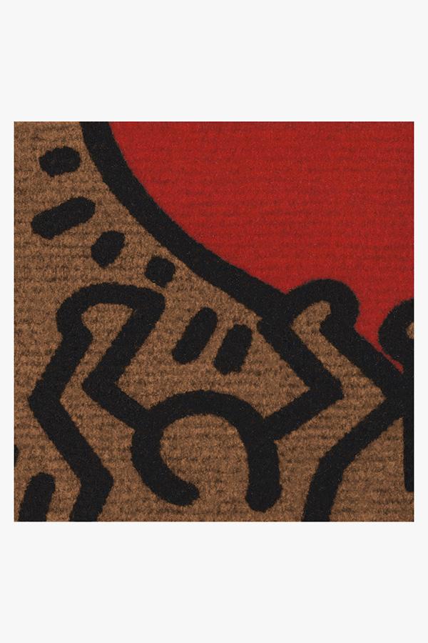 Keith Haring Holding Heart Doormat