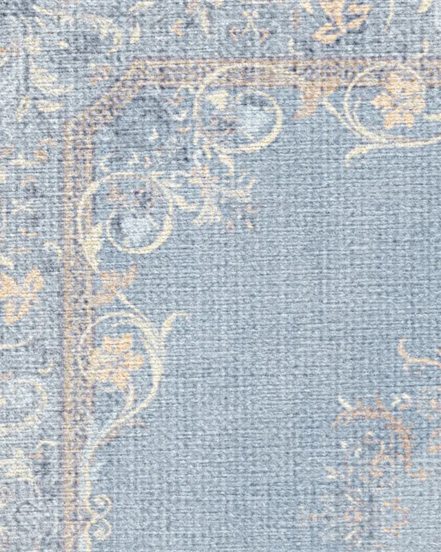 Bridgerton Lady Whistledown Soft Blue Rug | Ruggable
