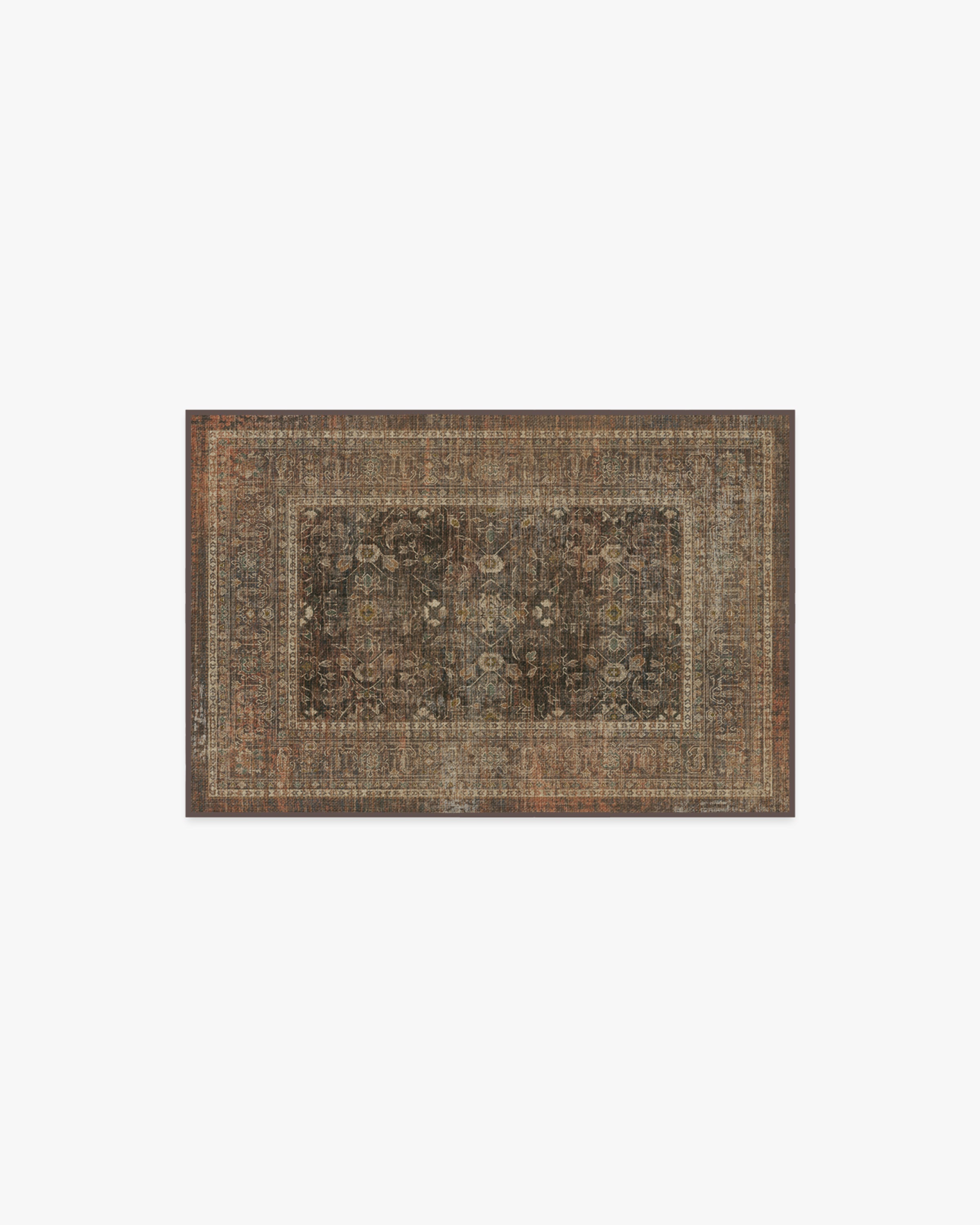 Ophelia Bronze Multicolour Rug | Ruggable