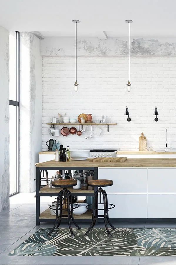 Monstera Jade Rug | Ruggable