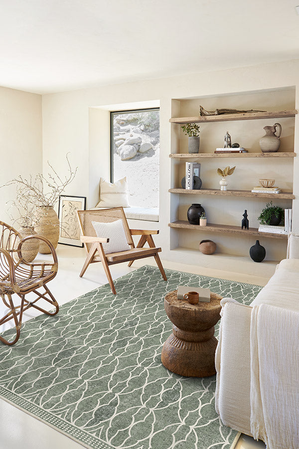 Grogu™ Trellis Sage Green Rug