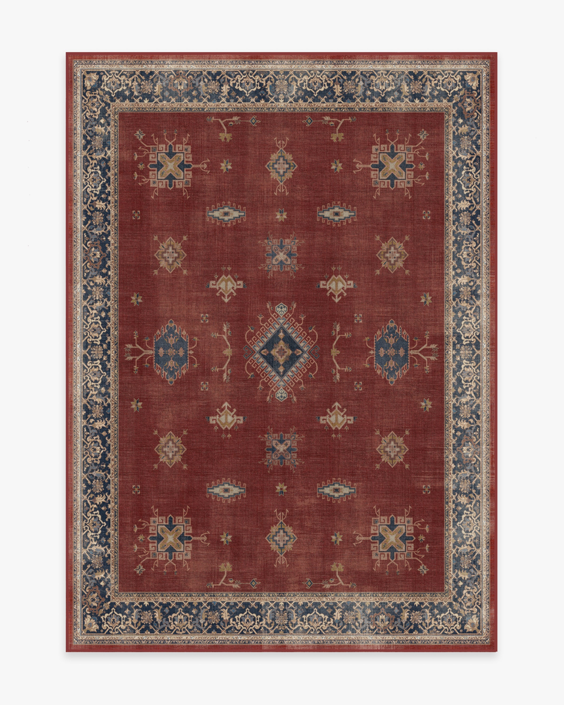 Verena Amber Red Tufted Rug | Ruggable