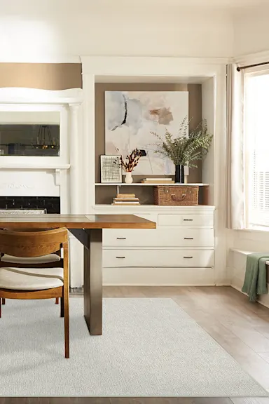 Heathered Solid Dove Grey Rug | Ruggable