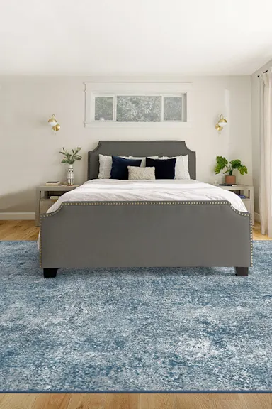 Serenata Slate Blue Rug | Ruggable
