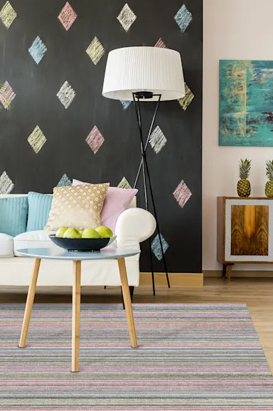 Multi Stripe Polychrome Rug | Ruggable