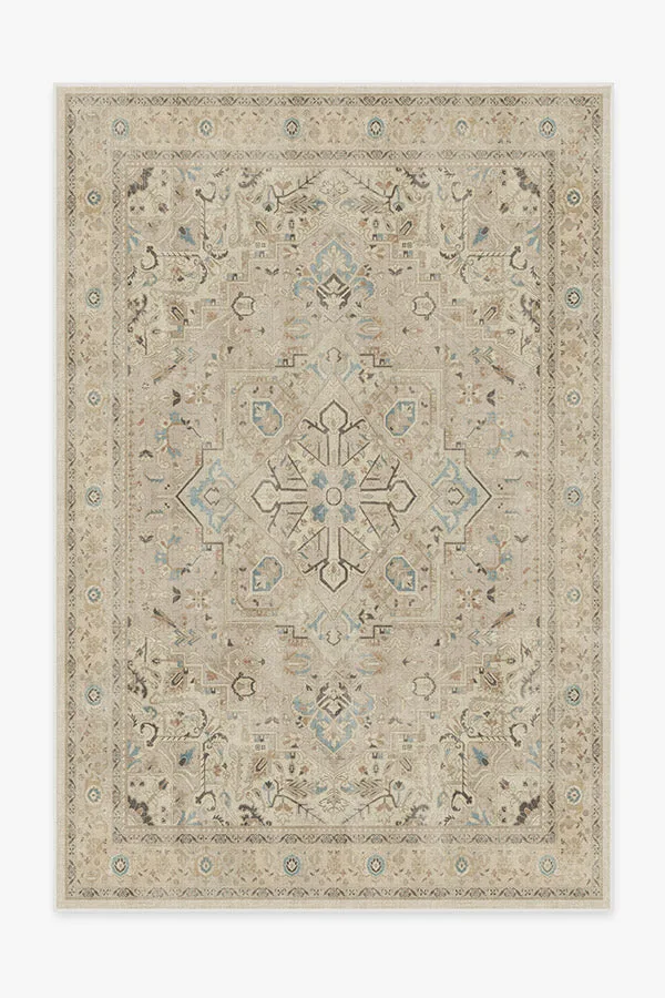 Kamran Ivory Opal Rug | Ruggable