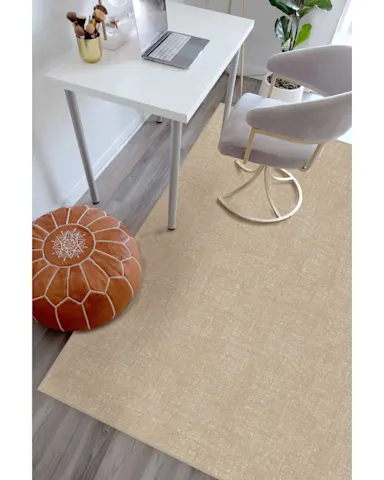 Crosshatch Natural Tufted Rug | Ruggable