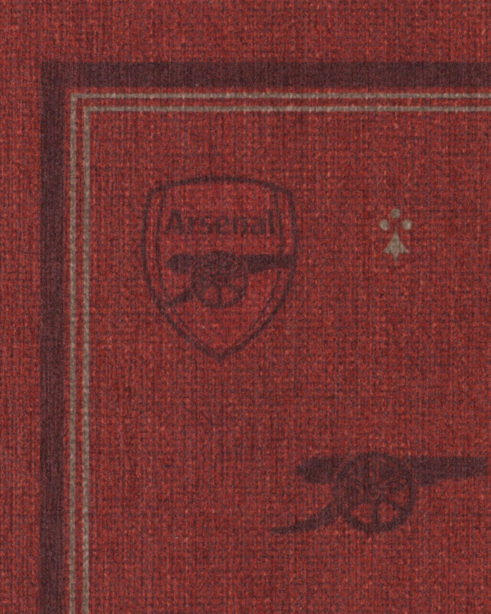 Arsenal Classic Red Rug | Ruggable