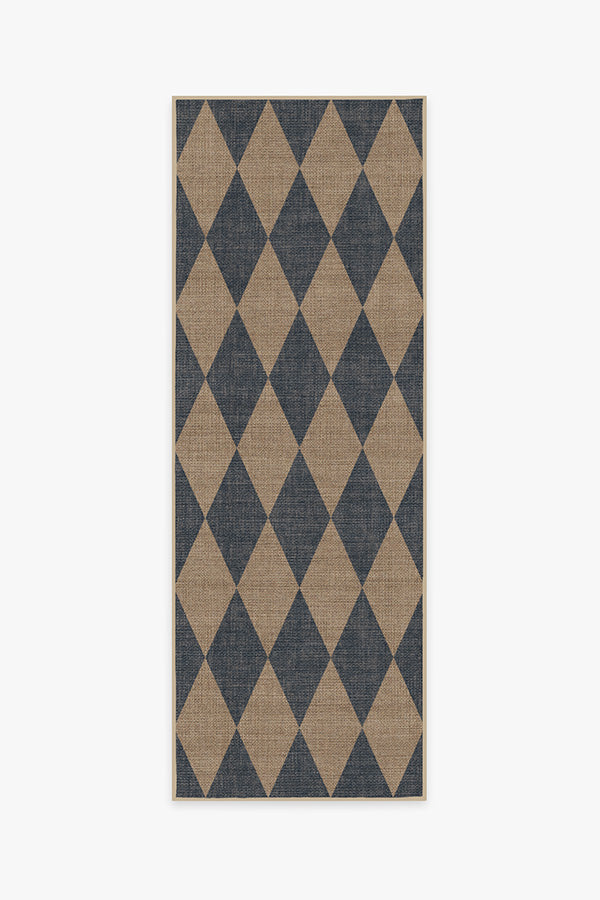 Palazzo Soft Navy Re-Jute Rug | Ruggable