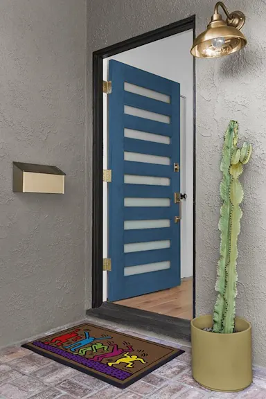 Keith Haring Dance Party Doormat | Ruggable