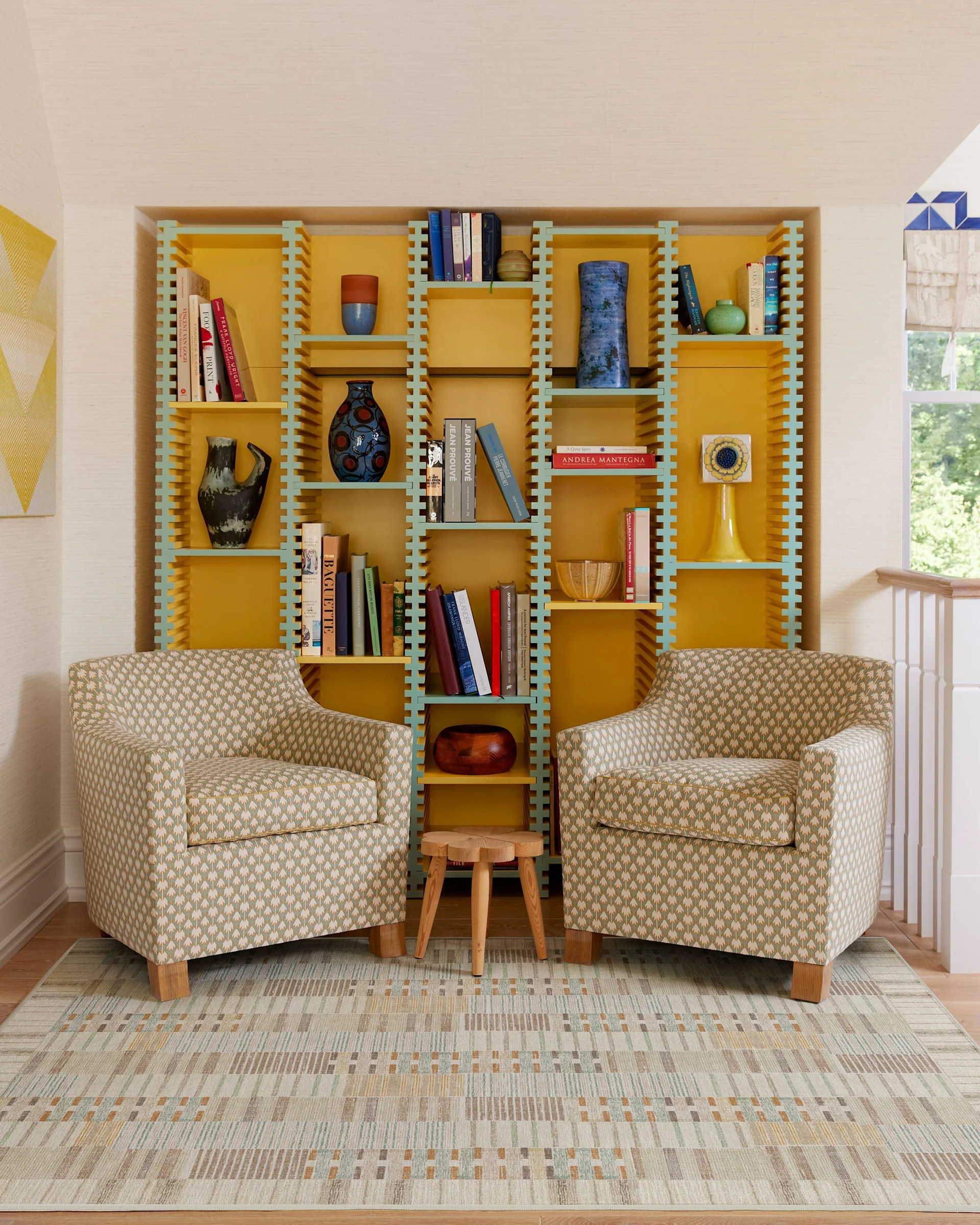 Architectural Digest Selene Neutral Multicolour Rug | Ruggable