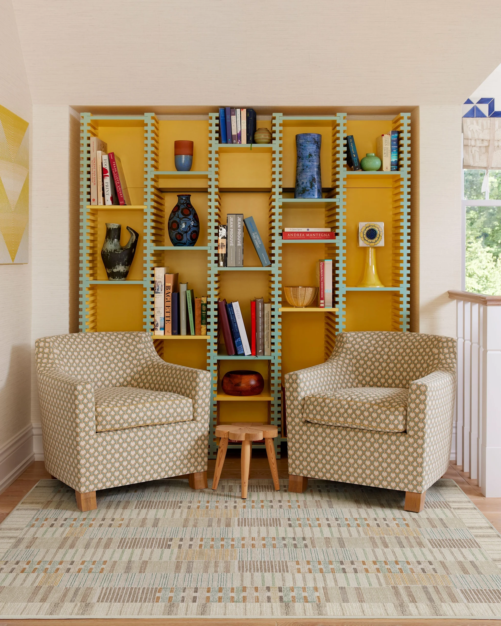 Architectural Digest Selene Neutral Multicolor Rug | Ruggable