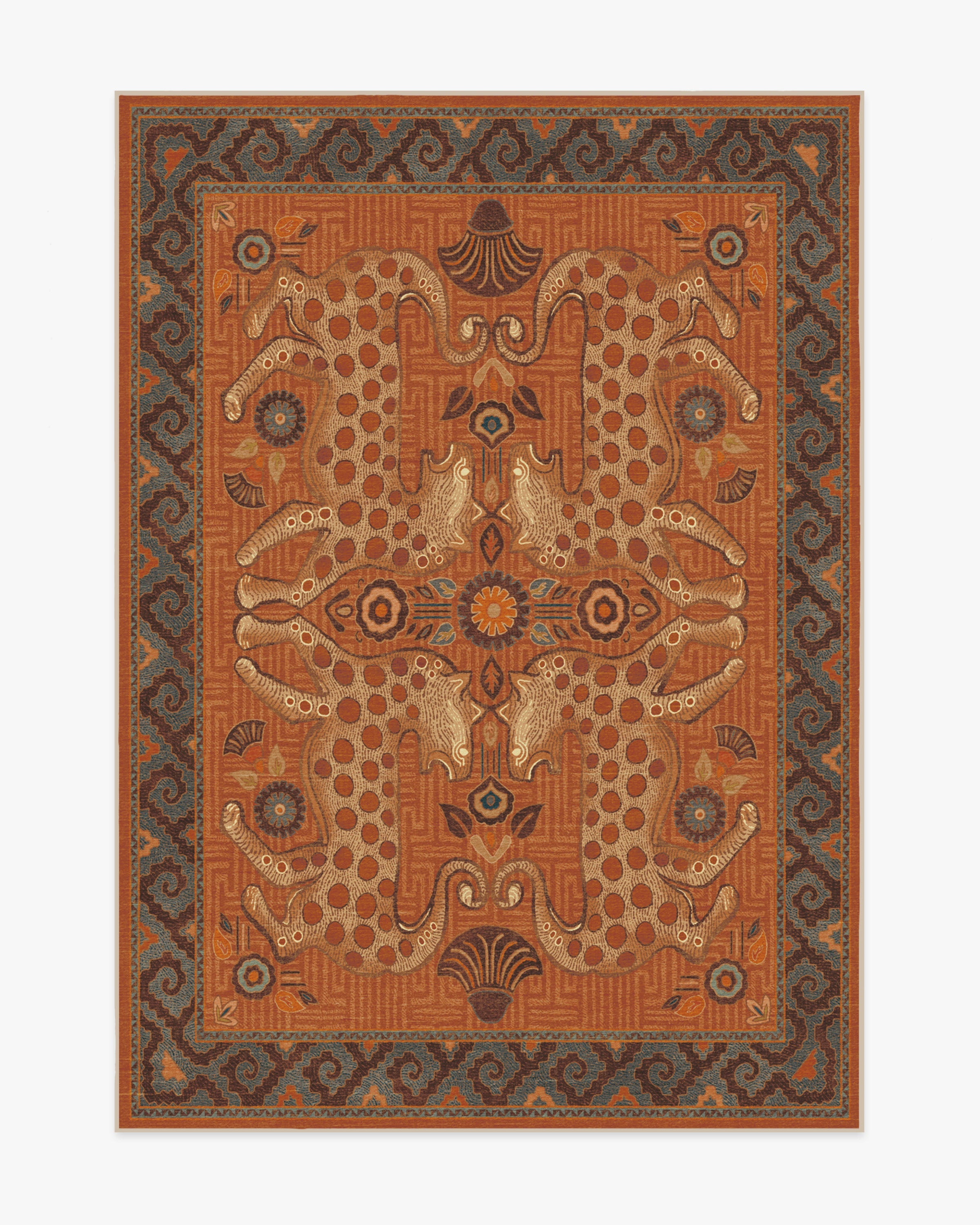 Justina Blakeney Eartha Terracotta Rug | Ruggable