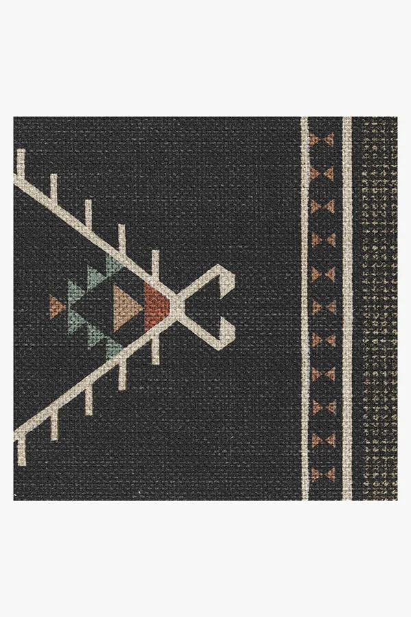Outdoor Damali Black Multicolor Rug | Ruggable
