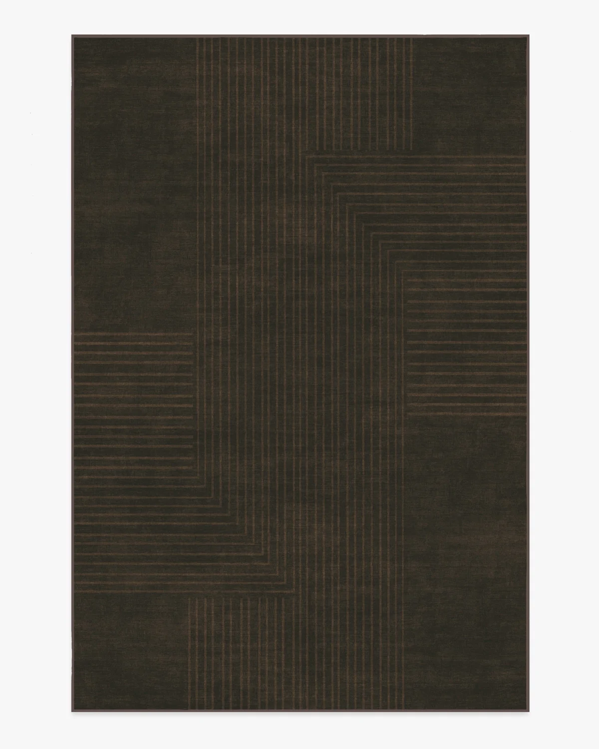 The Hiltons Bel Air Dark Chocolate Rug | Ruggable