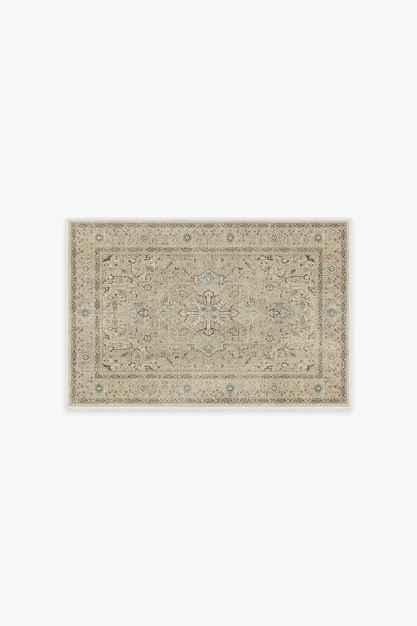 Kamran Ivory Opal Rug | Ruggable