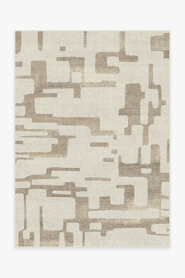 Holme Ivory & Natural Tufted Rug | Ruggable