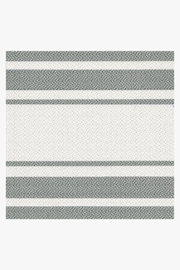 Outdoor Marina Stripe Grey Rug