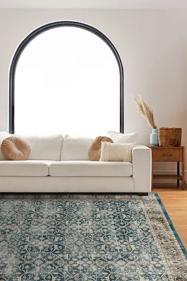 Celestine Teal Blue Rug | Ruggable