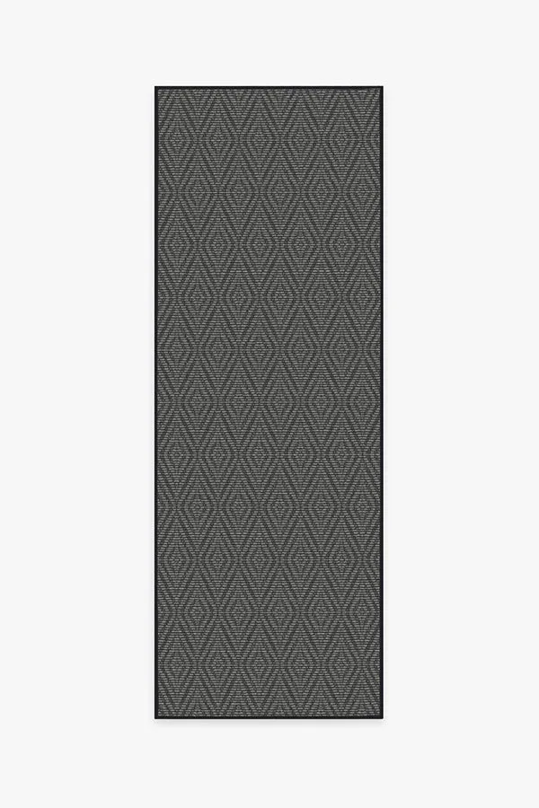 Outdoor Halo Diamond Grey Rug | Ruggable