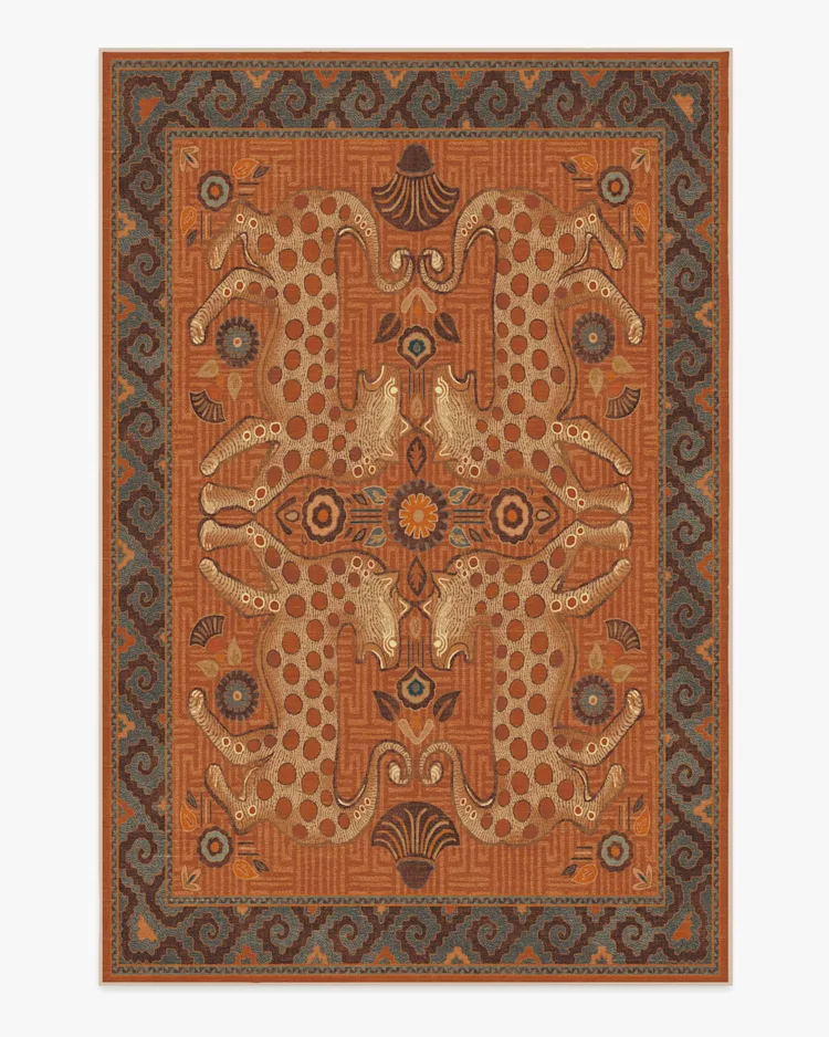 Justina Blakeney Eartha Terracotta Rug | Ruggable