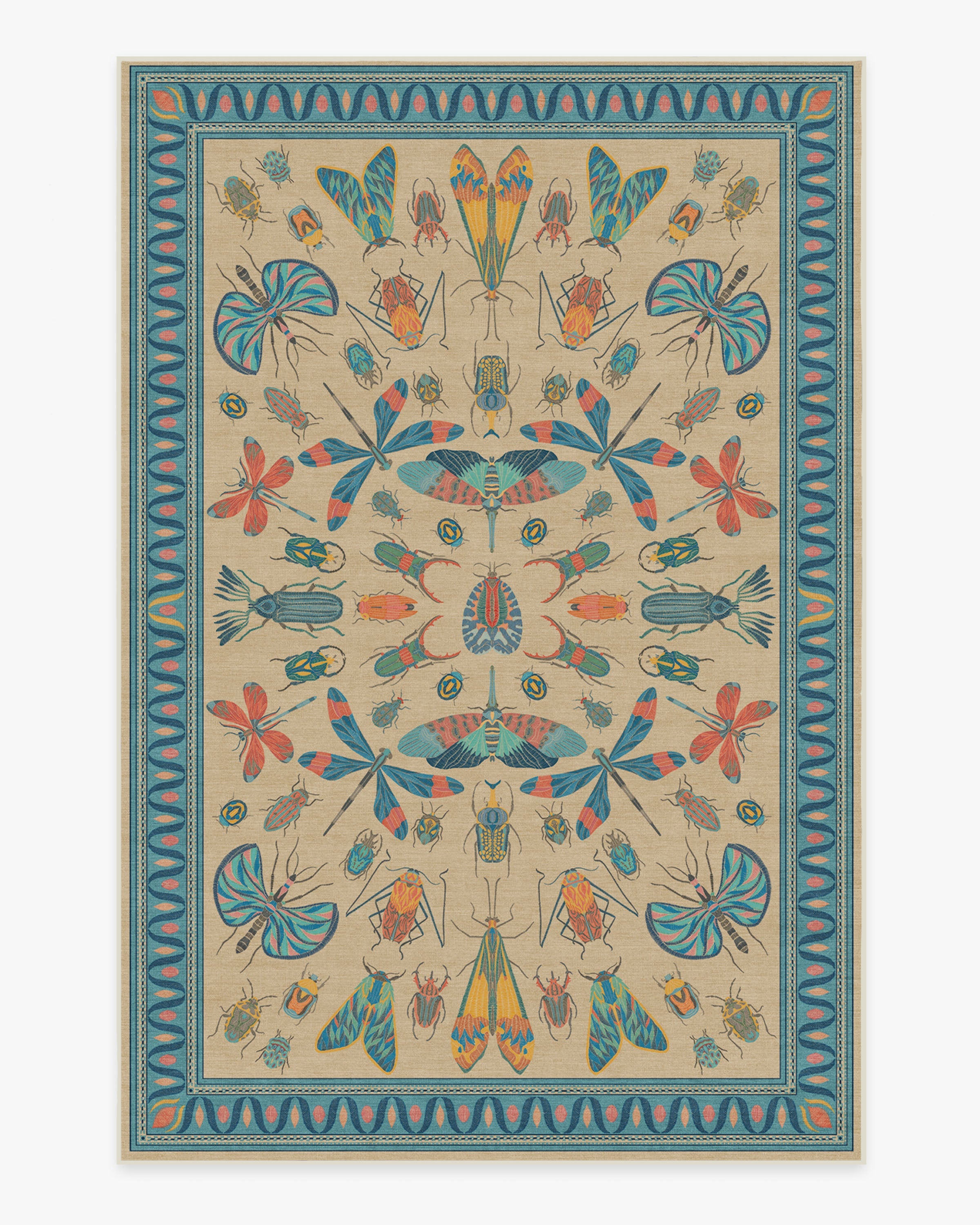 Iris Apfel Flutterby Multicolor Rug | Ruggable