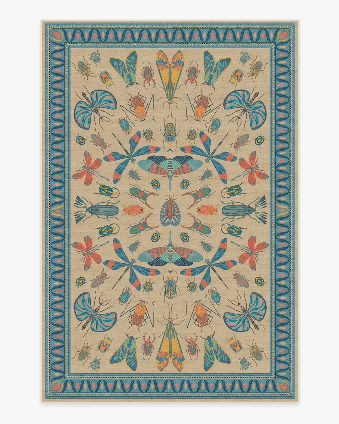 Iris Apfel Flutterby Multicolor Rug | Ruggable