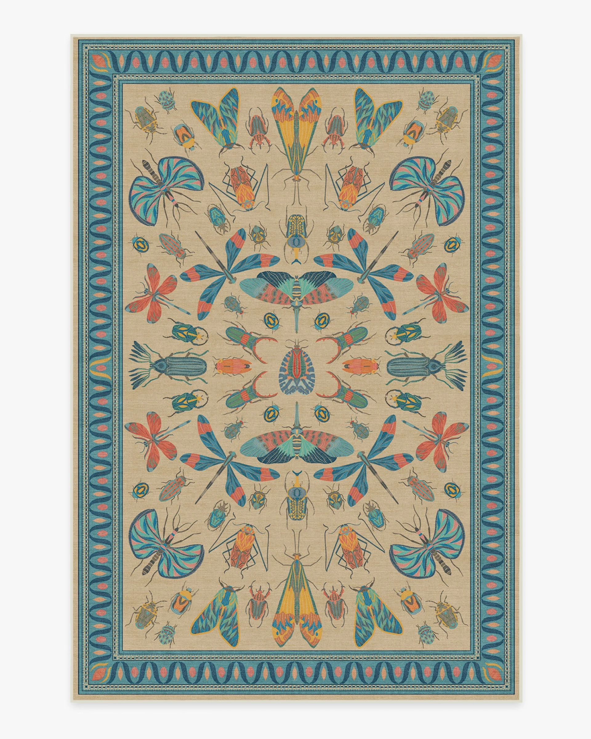 Iris Apfel Flutterby Multicolor Rug | Ruggable