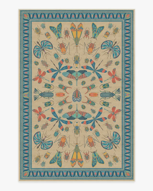 Iris Apfel Flutterby Multicolor Rug | Ruggable