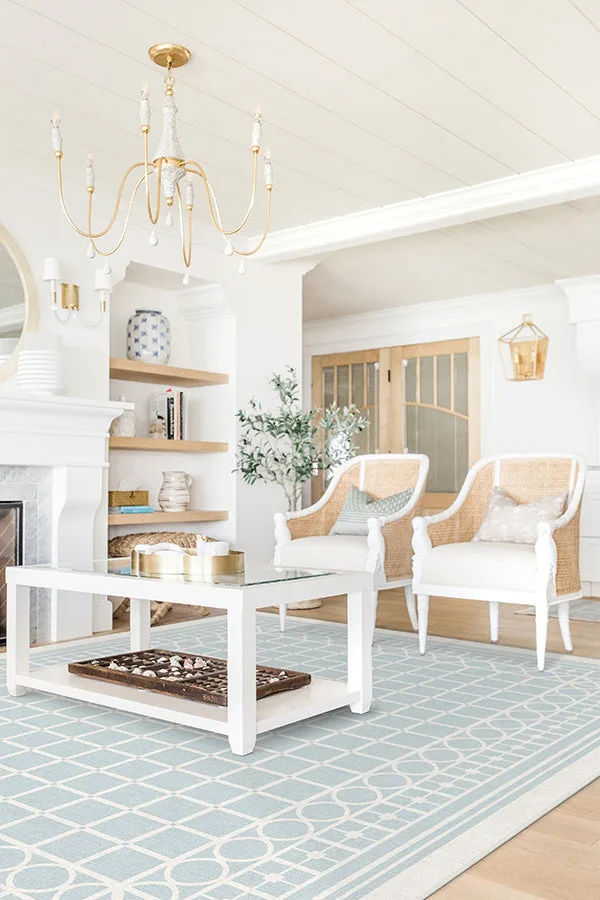 Gray Malin Palm Beach Powder Blue Rug | Ruggable