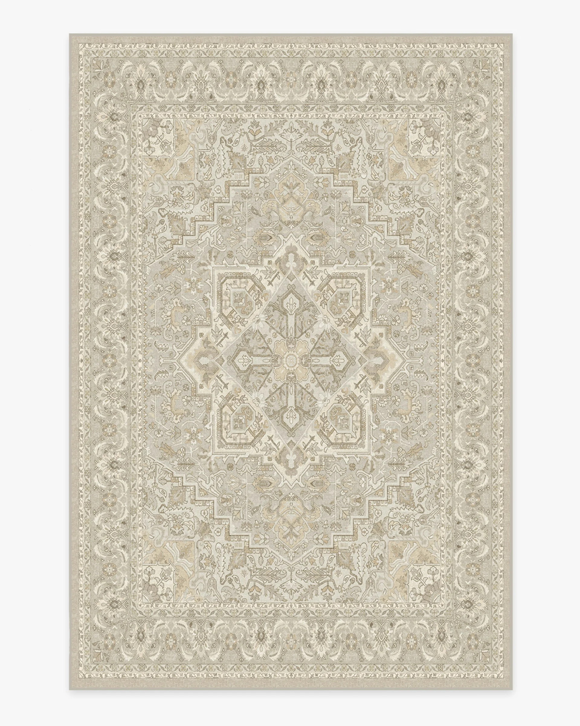 Hendesi Heriz Cream Rug