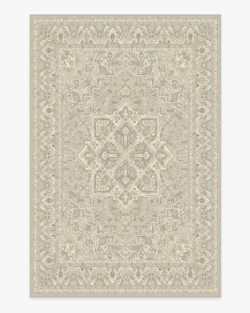 Hendesi Heriz Cream Rug