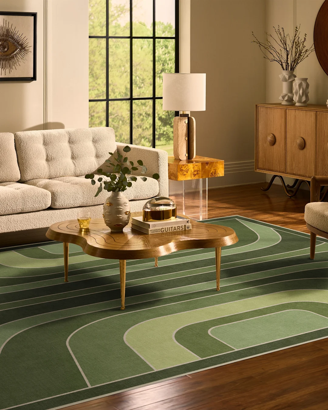 Jonathan Adler Paradox Green Rug | Ruggable