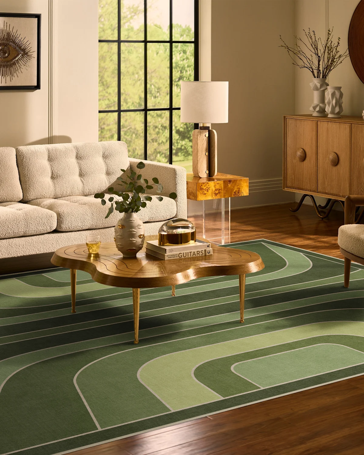 Jonathan Adler Paradox Green Rug | Ruggable