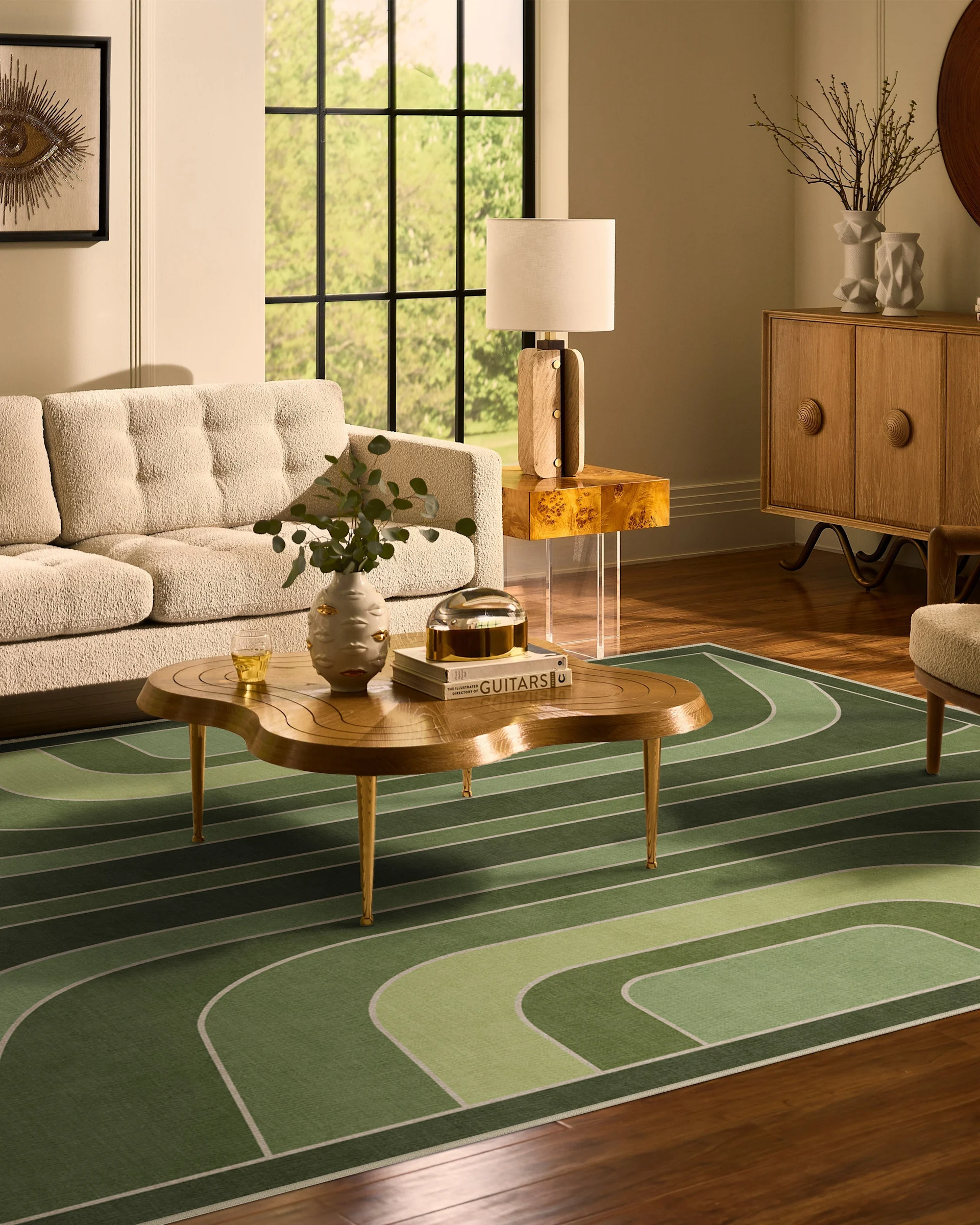 Jonathan Adler Paradox Green Rug | Ruggable