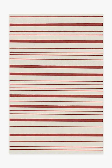 Hudson Stripe Red Rug | Ruggable