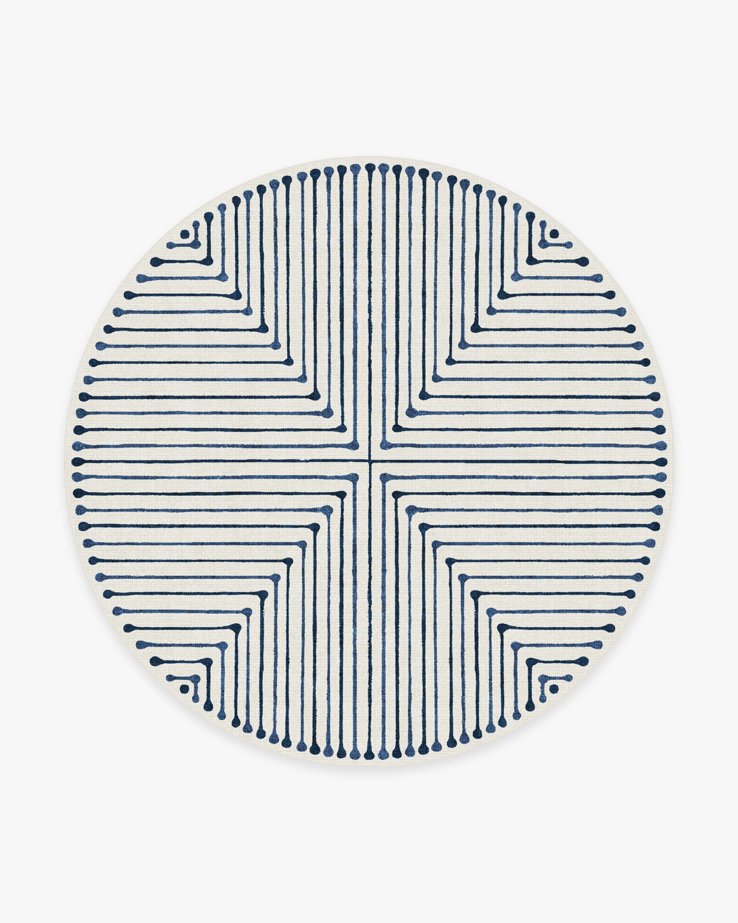 Jonathan Adler Inkdrop Slate Blue Rug | Ruggable