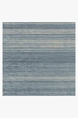Coastal Linear Stripe Slate Rug | Ruggable