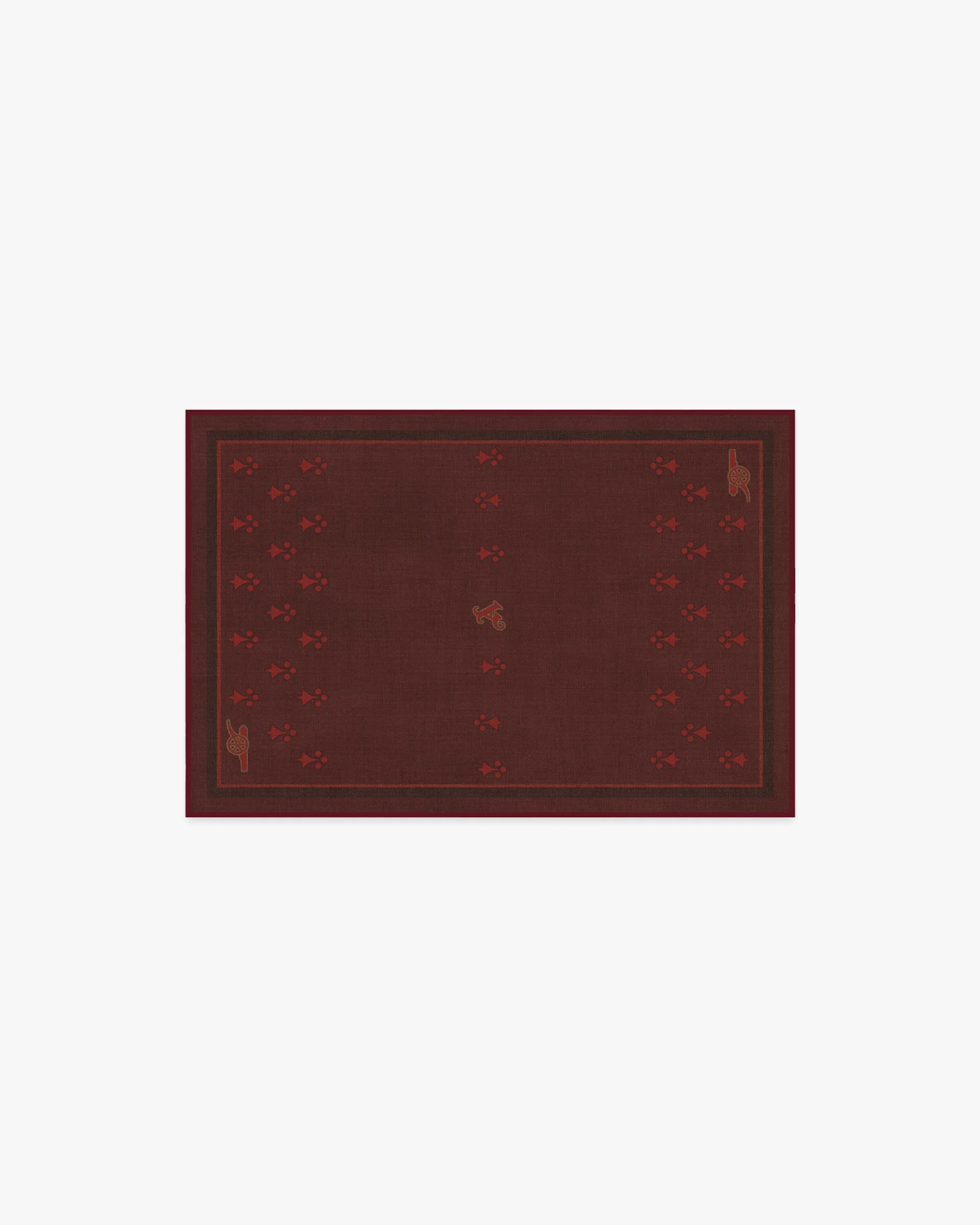 Arsenal Highbury Burgundy Rug | Ruggable