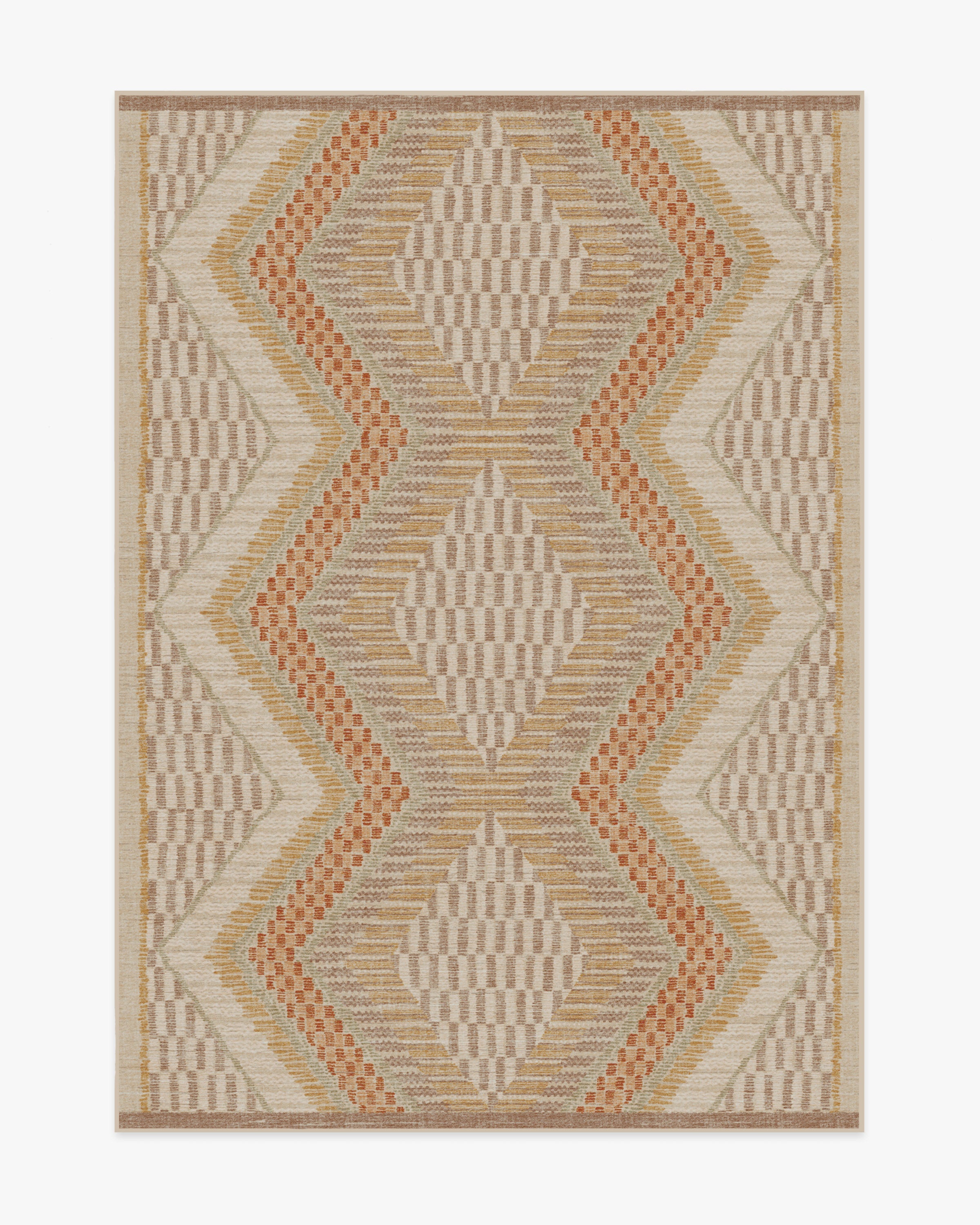 Justina Blakeney Etta Natural & Terra Tufted Rug | Ruggable