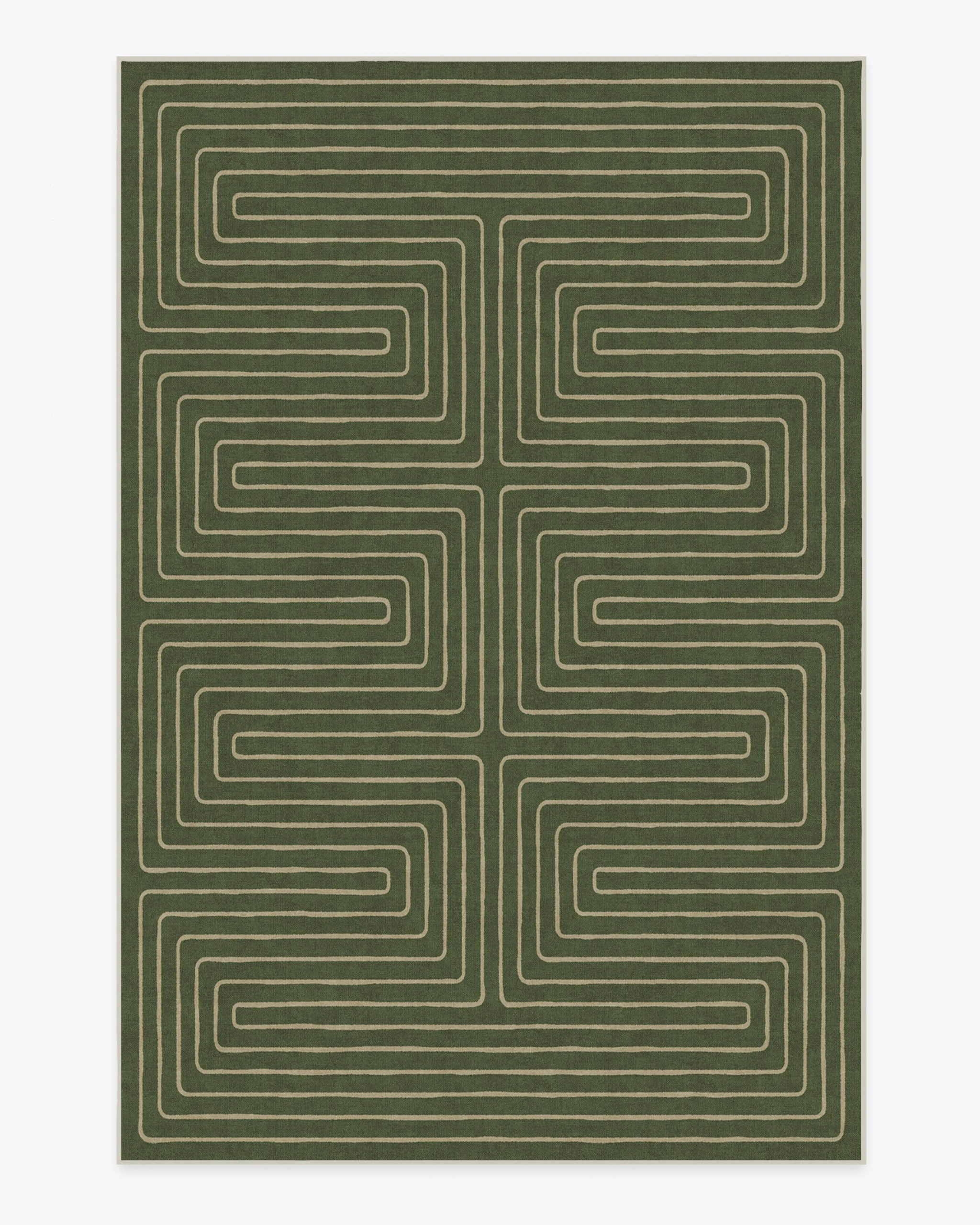 Jonathan Adler Labyrinth Fern Green Rug | Ruggable