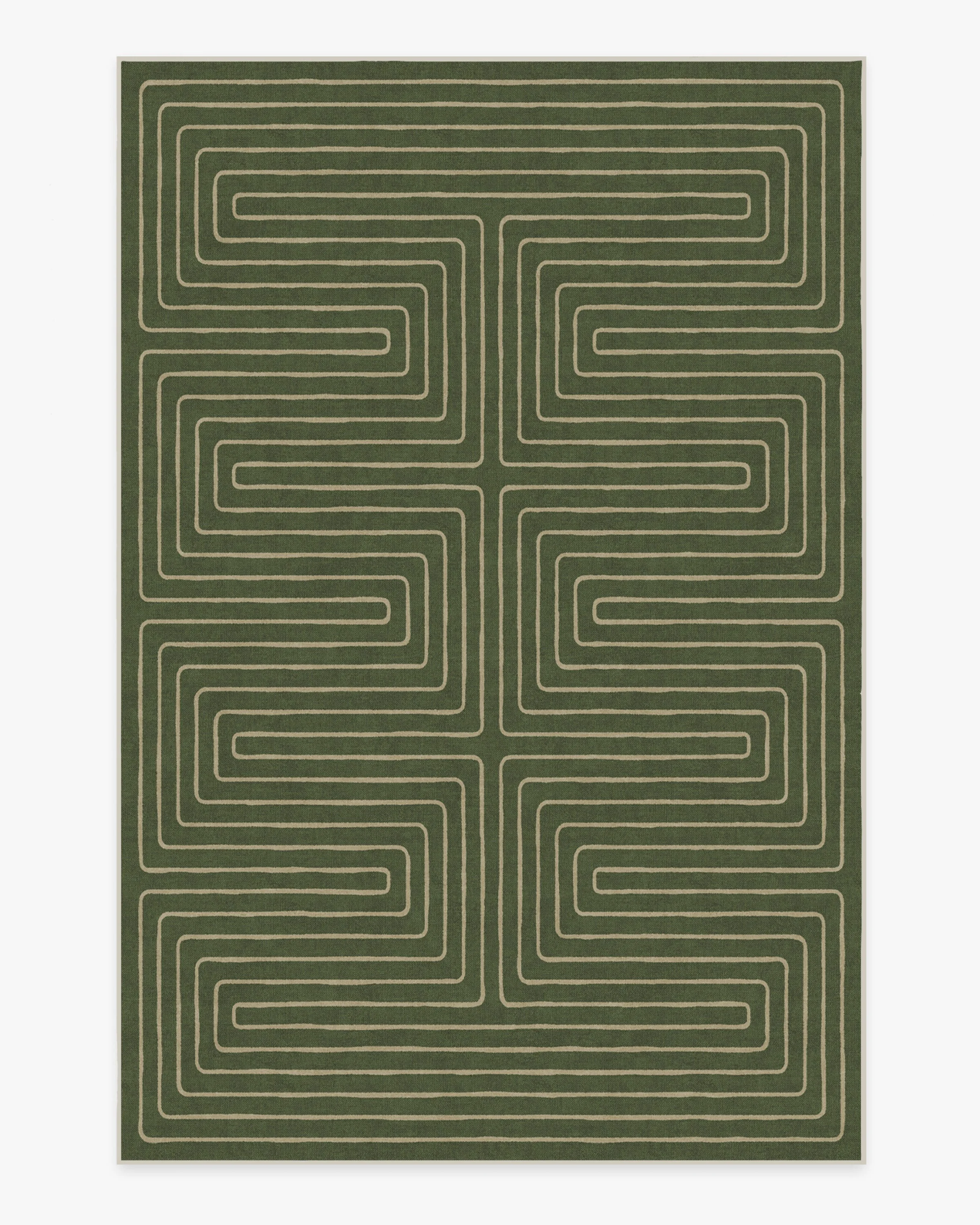 Jonathan Adler Labyrinth Fern Green Rug | Ruggable