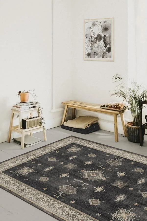 Verena Dark Wood Rug | Ruggable