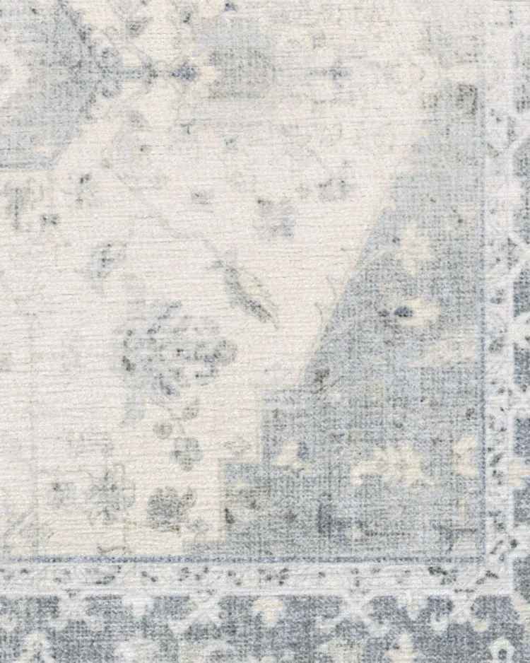 Kira Soft Blue Rug | Ruggable