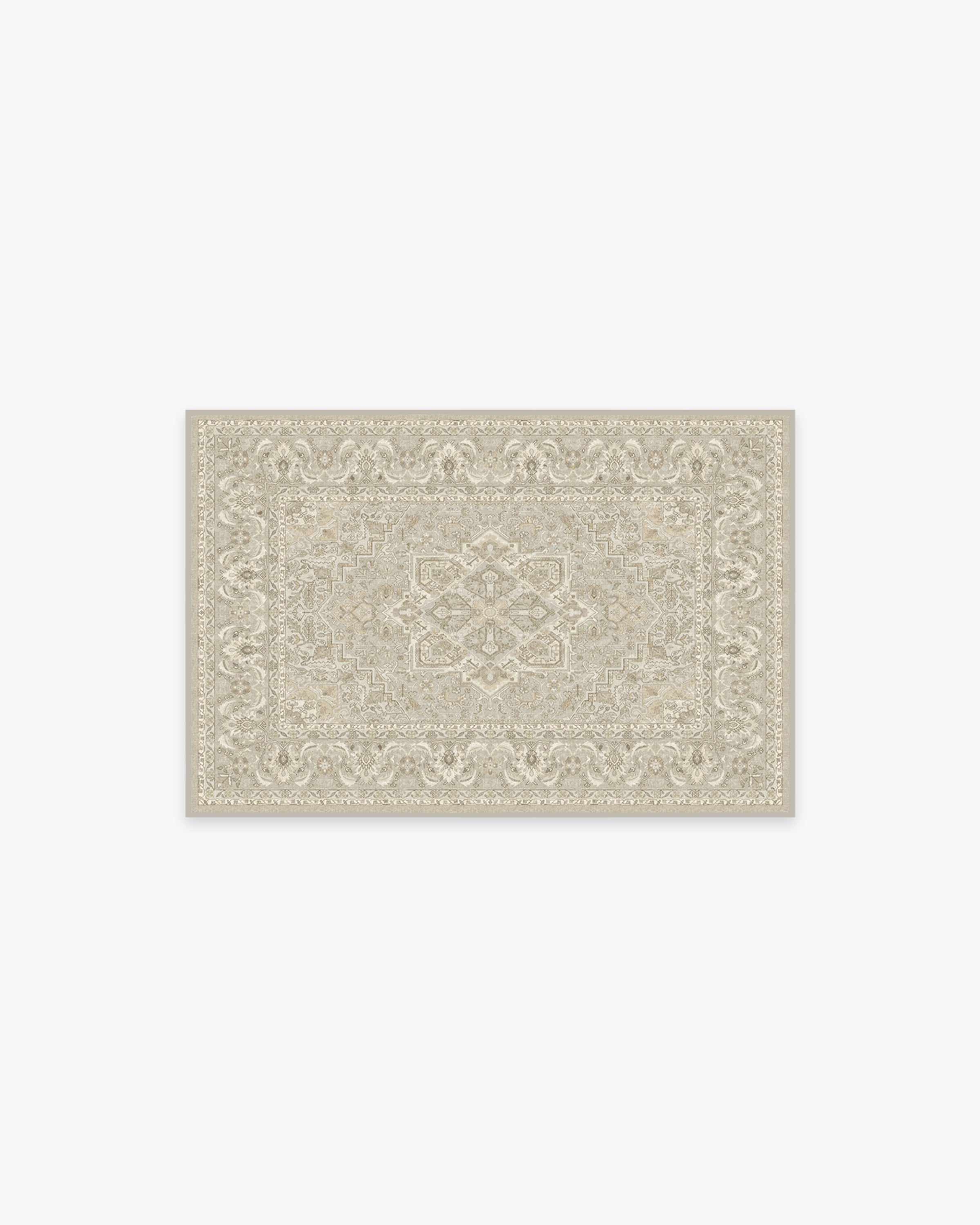 Hendesi Heriz Cream Rug | Ruggable