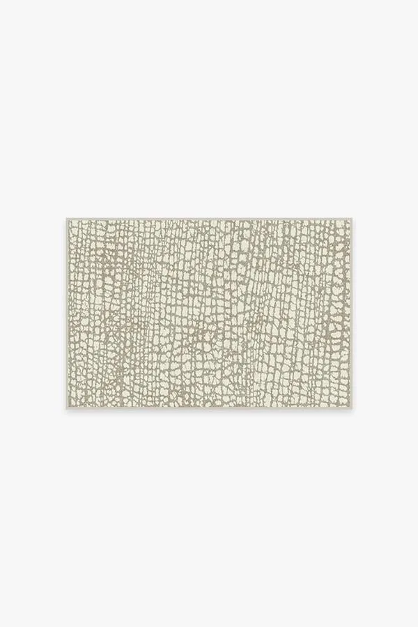 Crackle Light Grey Rug | Ruggable