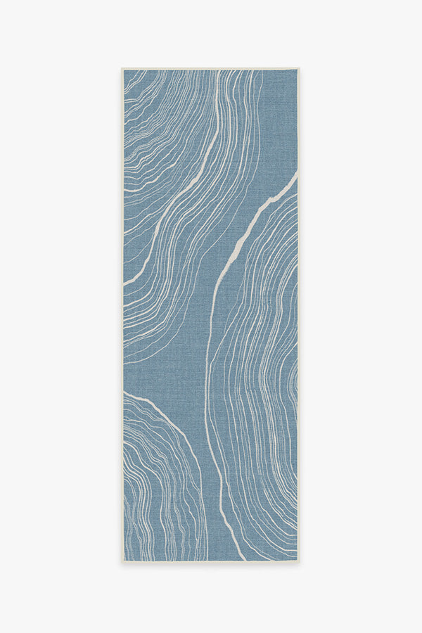 Outdoor Kalder Slate Blue Rug | Ruggable