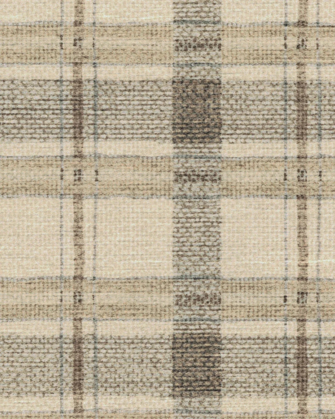 Piper Plaid Neutral Rug | Ruggable