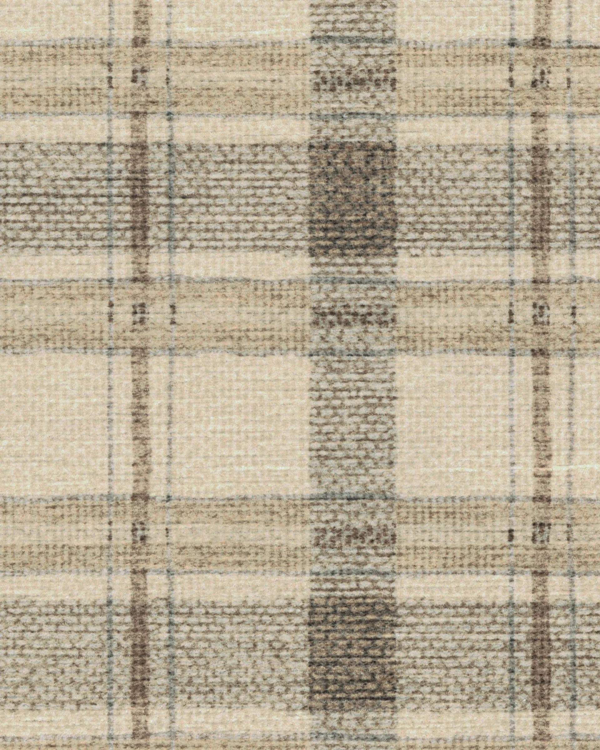 Piper Plaid Neutral Rug | Ruggable